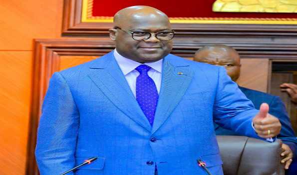 Felix Tshisekedi re-elected Prez of DR Congo: electoral commission Felix Tshisekedi re-elected Prez of DR Congo: electoral commission