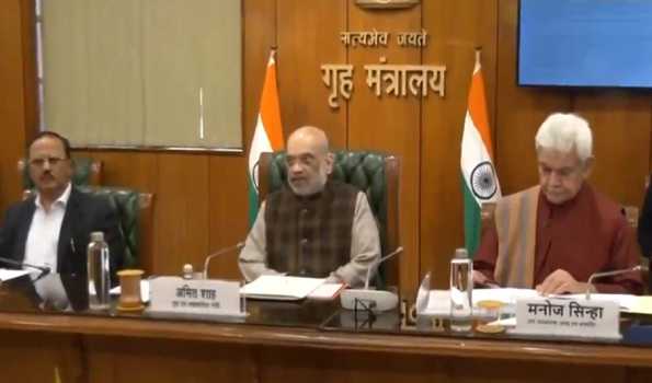 Amit Shah holds high level meeting on security situation in J&K