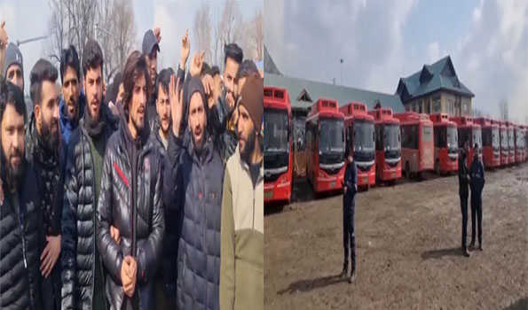 Commuters suffer in Srinagar as electric bus service hit for several ...