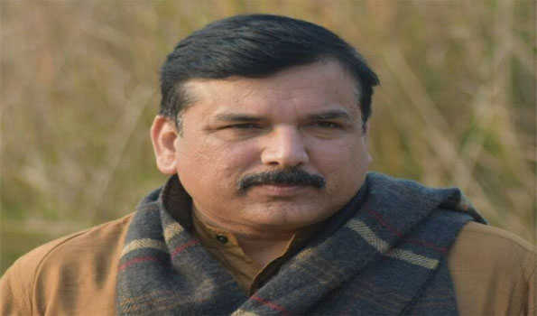 AAP MP Sanjay Singh produced in court