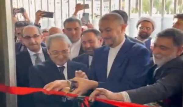 Iranian FM opens new consulate in Damascus following Israeli strike
