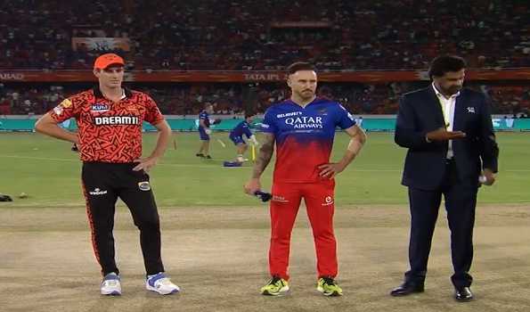 RCB bat first against SRH in Hyderabad