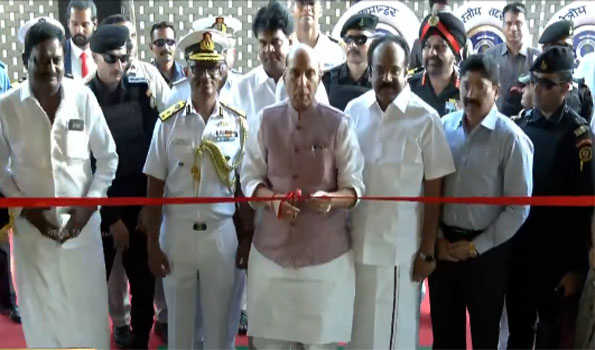 Rajnath inaugurates MRCC building of ICG