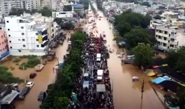 Telangana Govt announces Rs 5 lakh compensation for families of flood victims