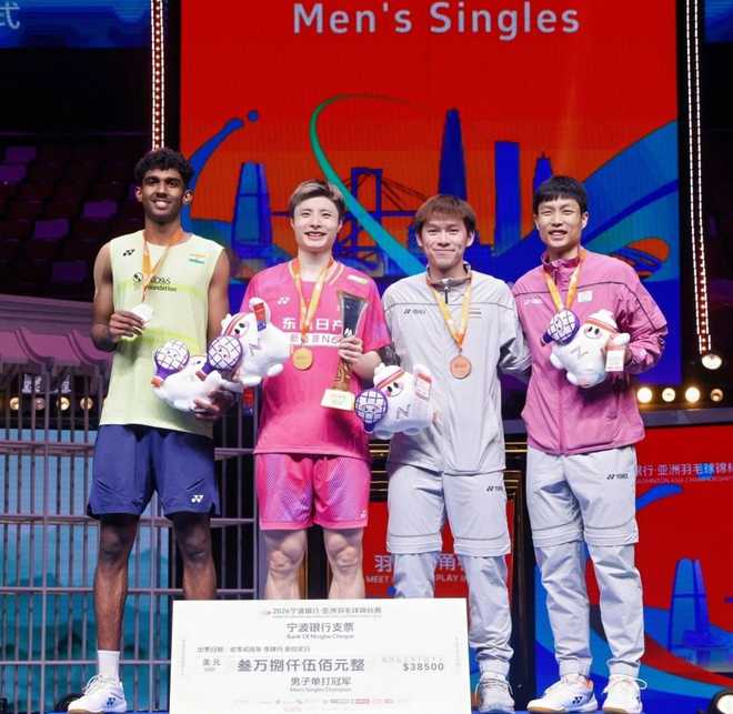 Badminton Asia championships 2026: Ayush wins silver, looses final to ...